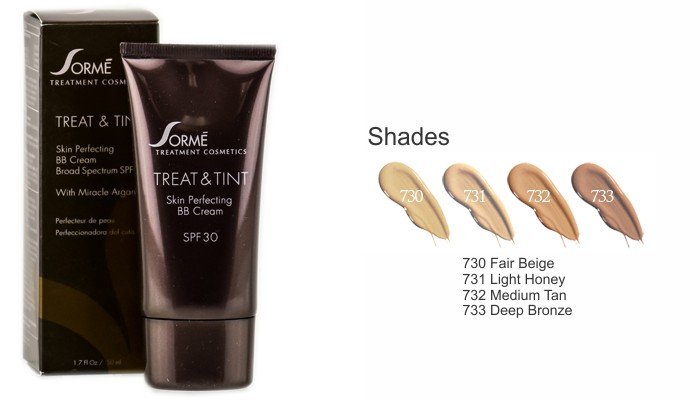 Sorme Cosmetics Treat and Tint BB Cream - Fair Beige 730, 1.7 fl oz. (50ml)