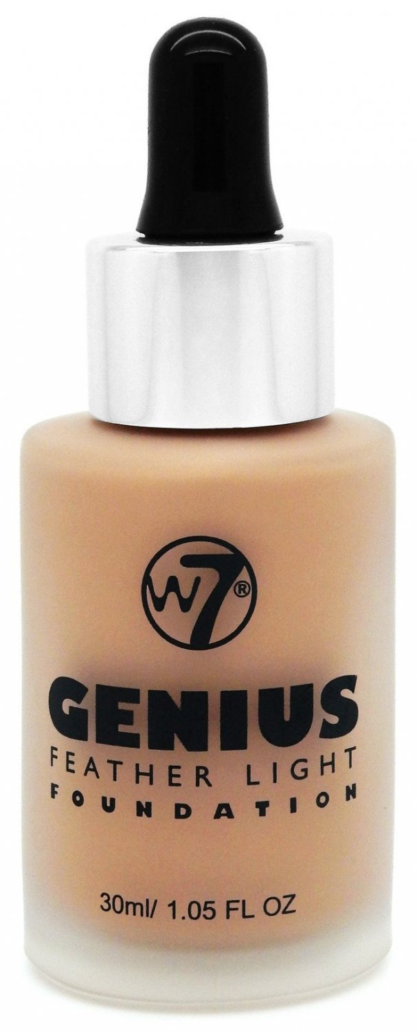W7 Cosmetics Genius Feather Light Foundation, Early Tan