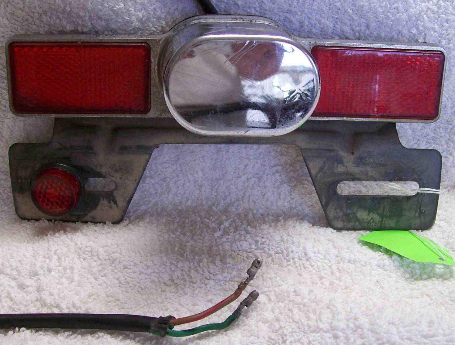 83 Honda Shadow VT500C License plate light & mount