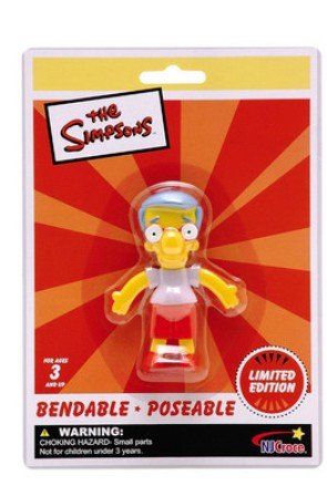 THE SIMPSONS bendable MILLHOUSE toy NEW figurine MOC