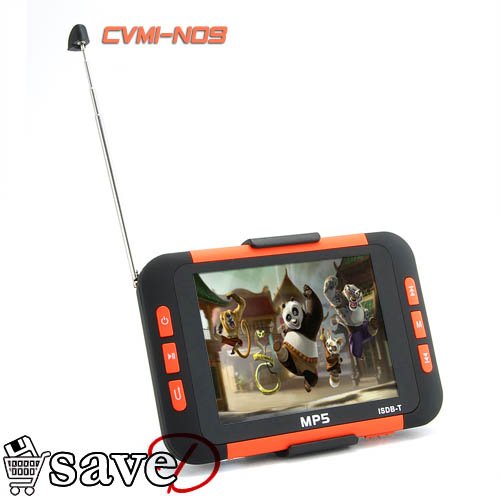 (MP3, MP4, MP5 in one unit) MP6 Player with 3.5 Inch LCD Screen + ISDB ...