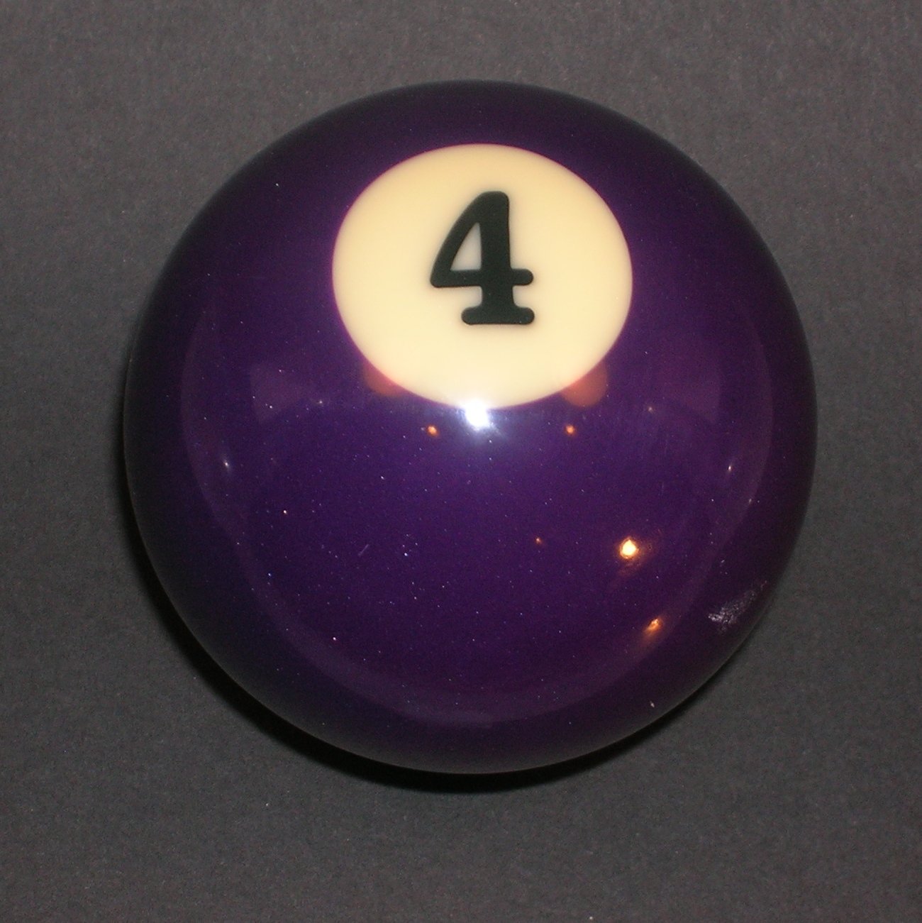 CUSTOM POOL BILLIARD BALL GEAR SHIFTER SHIFT KNOB # 4