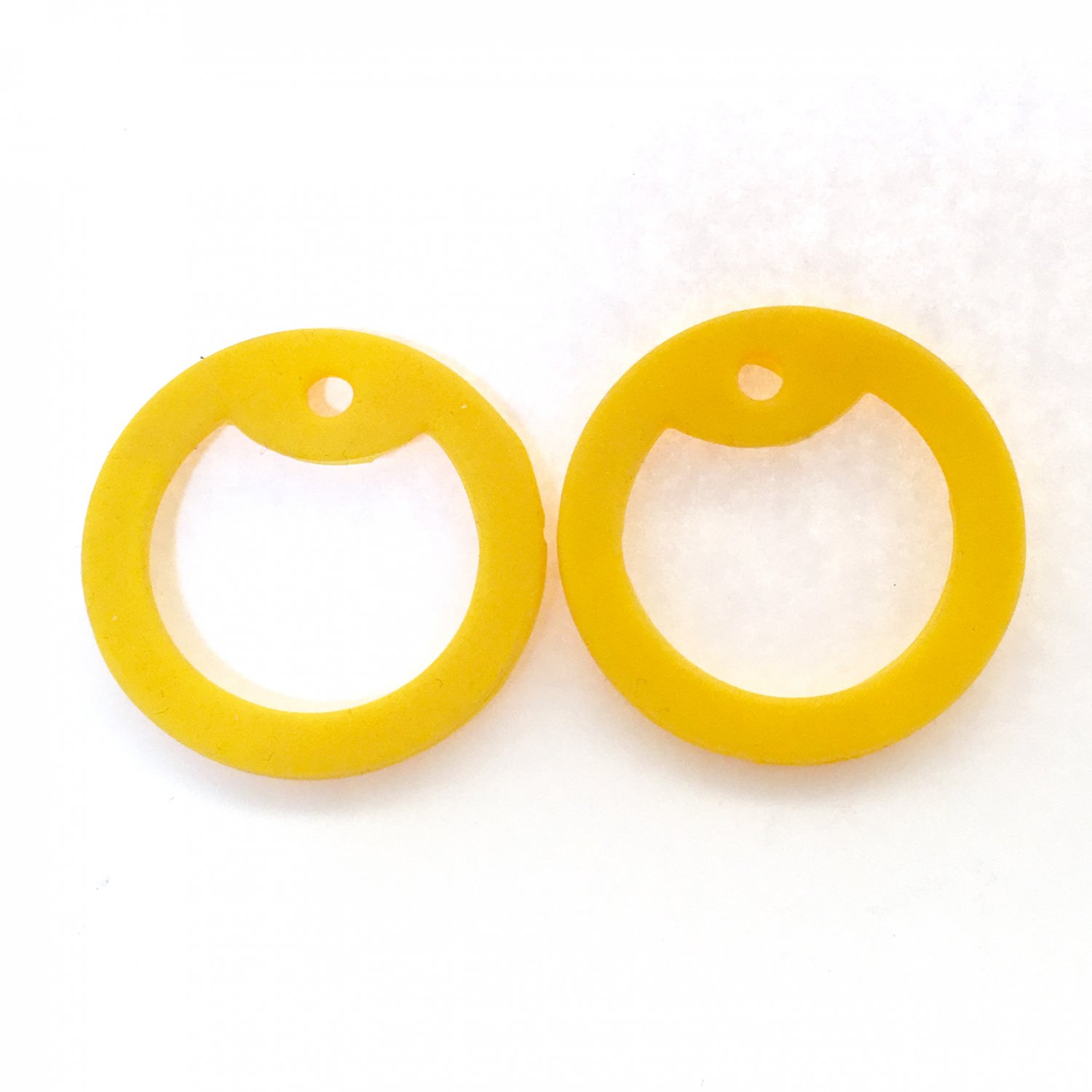 50 - YELLOW MILITARY ARMY Tags DOG TAG SILICONE/RUBBER SILENCERS ID