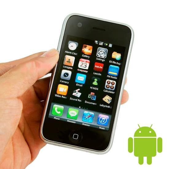 Miphone A3 Quadband iphone like 3.5 inch Touch Screen Android 1.5 ...