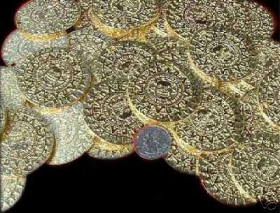50 - AZTEC PIRATES OF THE CARIBBEAN TREASURE COINS POTC