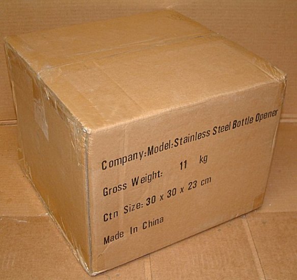 STAINLESS STEEL UNCAPPER BOTTLE OPENERS--CASE OF 50