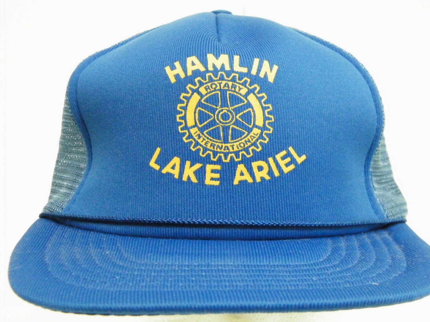 HAMLIN LAKE ARIEL ROTARY INTERNATIONAL CAP BASEBALL TRUCKER CAP ...