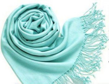 Pashmina - Shawl/ Scarf/ Single Colour Pashmina - Light Blue