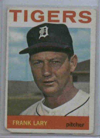 1964 Topps Frank Lary Detroit Tigers Baseball Card