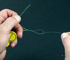 Hook-Eze Hook Holder & Tying Device for Hooks & Swivels