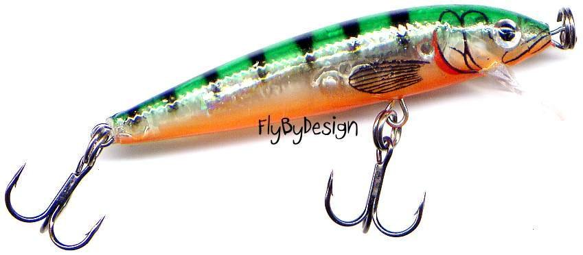 Rapala Glass Perch Husky Jerk Rattling Suspending Lure
