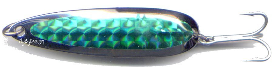 Luhr-Jensen Krocodile 3/4 oz Green Prism Wobbler Spoon