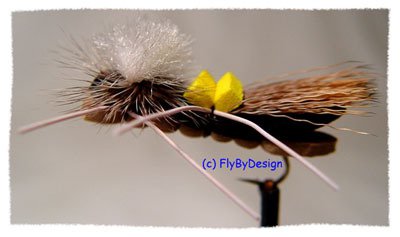 Chernobyl Ant (Hopper) Fly Fishing Flies in Choice of Hook Size