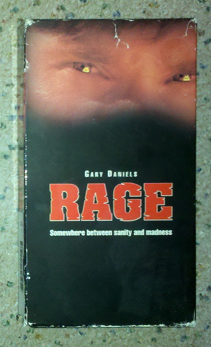 Rage, Thriller Movie, on VHS, in Box, stars Martial Artist Gary Daniels