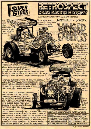 Al Marcellus & Willy Borsch Winged Express AA/Fuel Altered : Drag ...