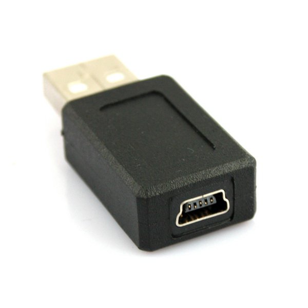 USB A Male to Mini B 5 Pin Female Adapter Converter New