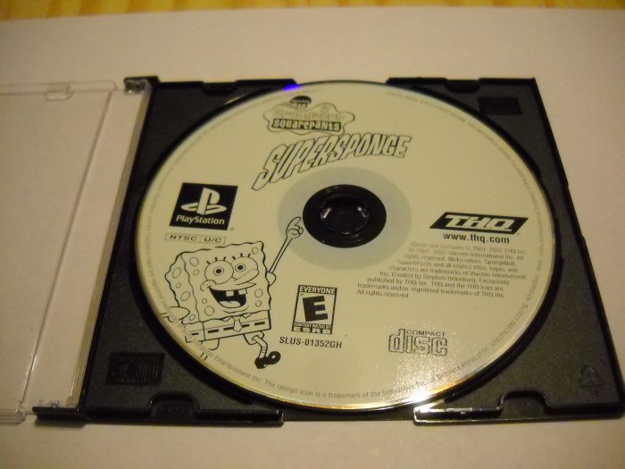 Spongebob Squarepants Supersponge Disc Only [PS1,PSX]