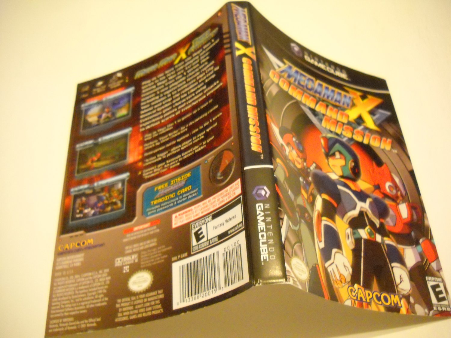 Cover Art Case Insert for Megaman X Command Mission Gamecube