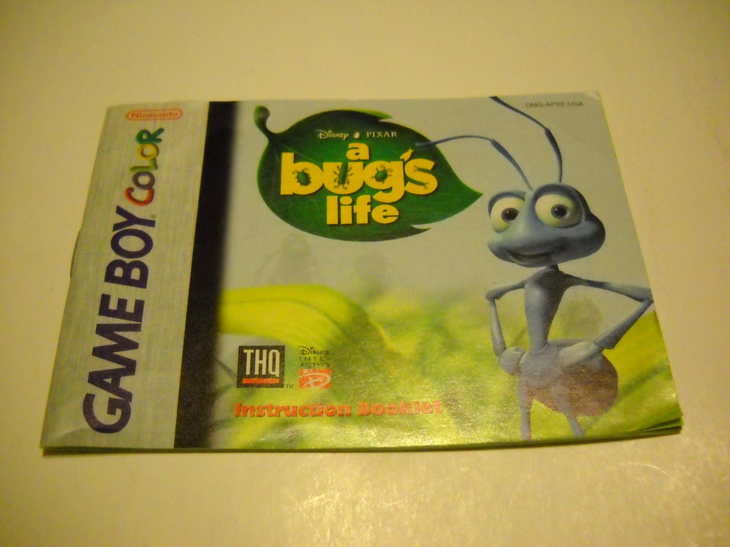 Manual ONLY ~ for A Bug's Life Gameboy Color, GBC
