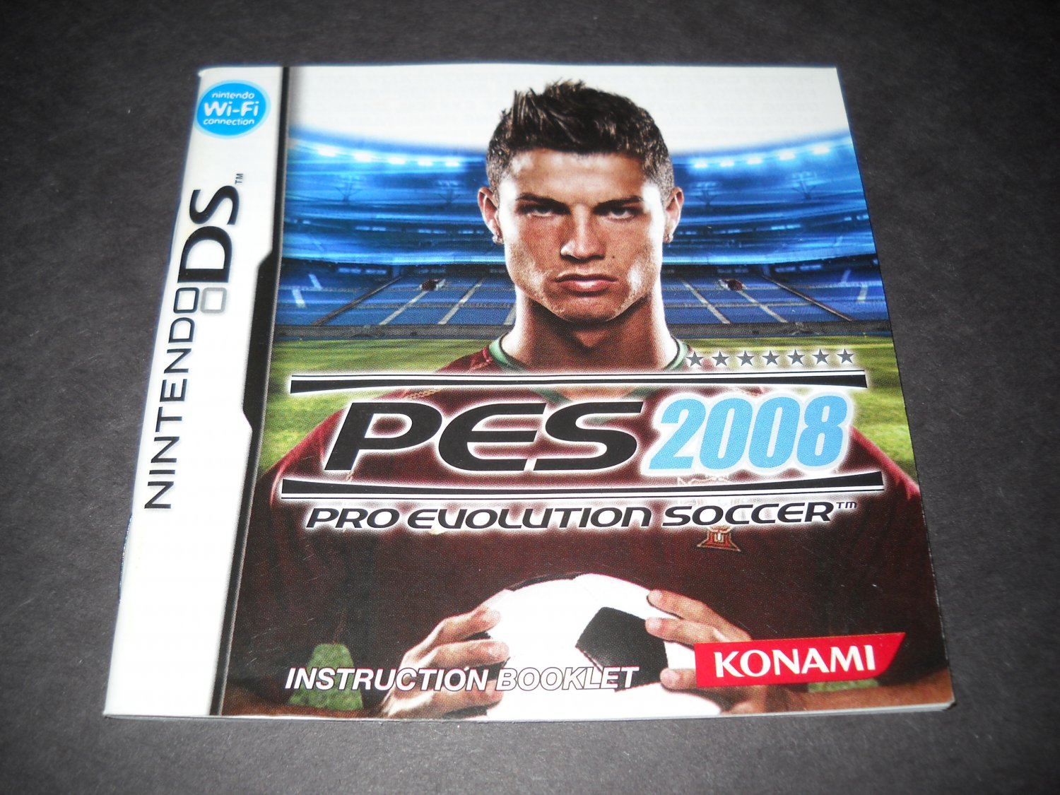 Manual ONLY ~ for PES 2008 Pro Evolution Soccer Nintendo DS