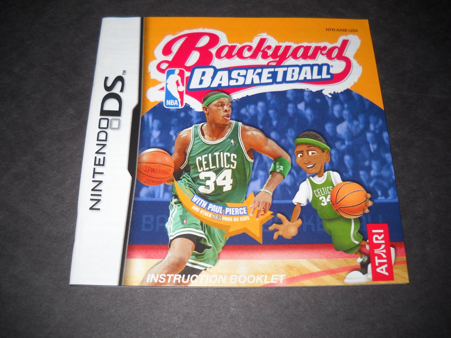 Manual ONLY ~ for Backyard NBA Basketball Nintendo DS