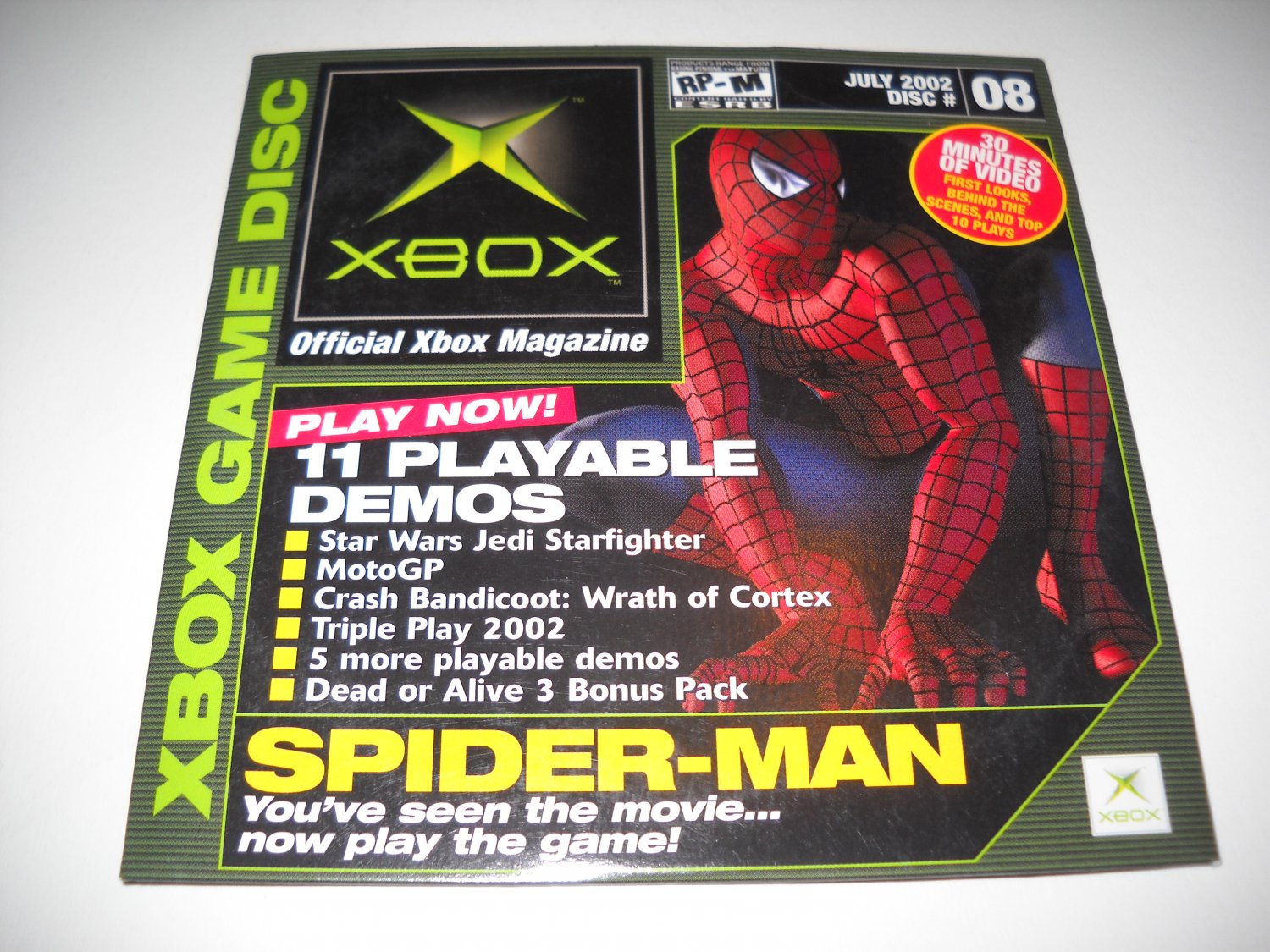 Official Xbox Magazine Demo Disc 08 (July 2002), OXM