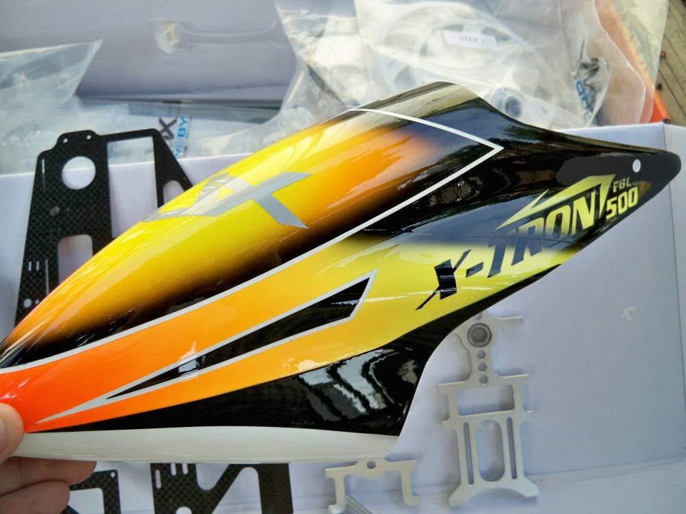 XTRON X tron 500 Airframe/w CF FBL blades IN STOCK!!!!!!! (1 assembled ...