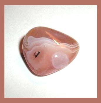26.01ct APRICOT AGATE Tumbled and Polished Natural Loose Gemstone