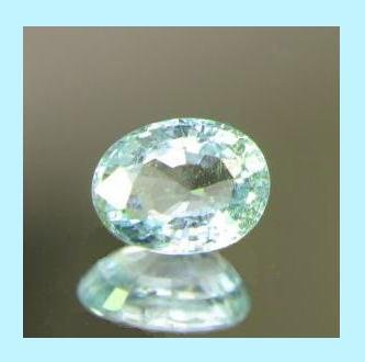 0.75ct Light Blue-Green TOURMALINE Oval Cut 6x4mm Faceted Natural Loose ...