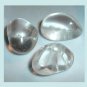 Lot of 3 Clear White Rock Crystal QUARTZ Tumbled and Polished Natural ...