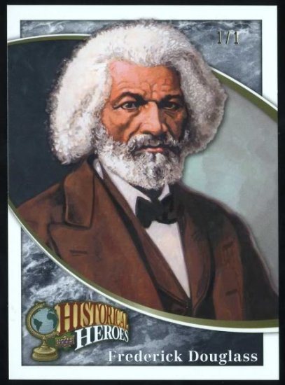 2009 UD Football Heroes FREDERICK DOUGLASS Card #'D 1/1