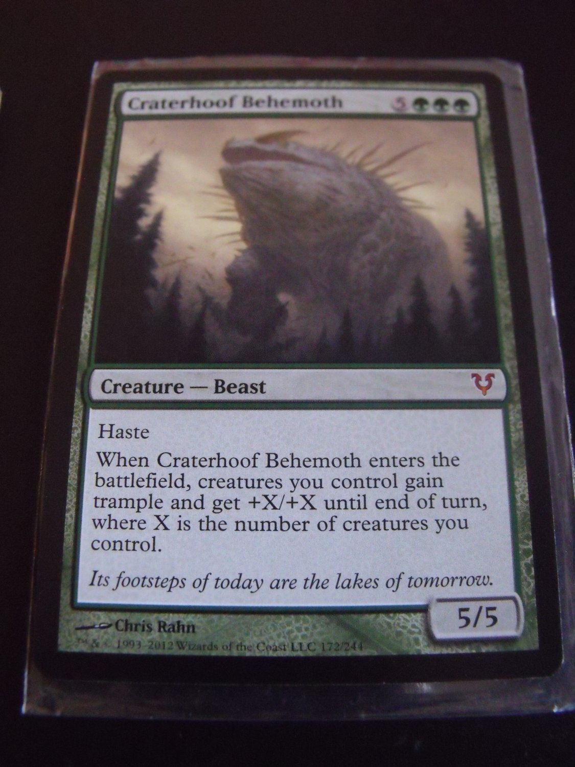 Craterhoof Behemoth, Avacyn Restored, NM Magic the Gathering