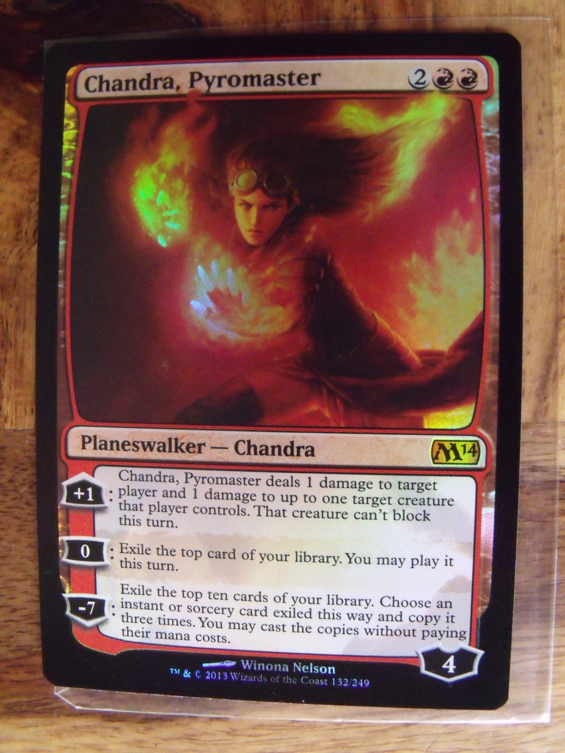 FOIL Chandra, Pyromancer M14, NM Magic the Gathering