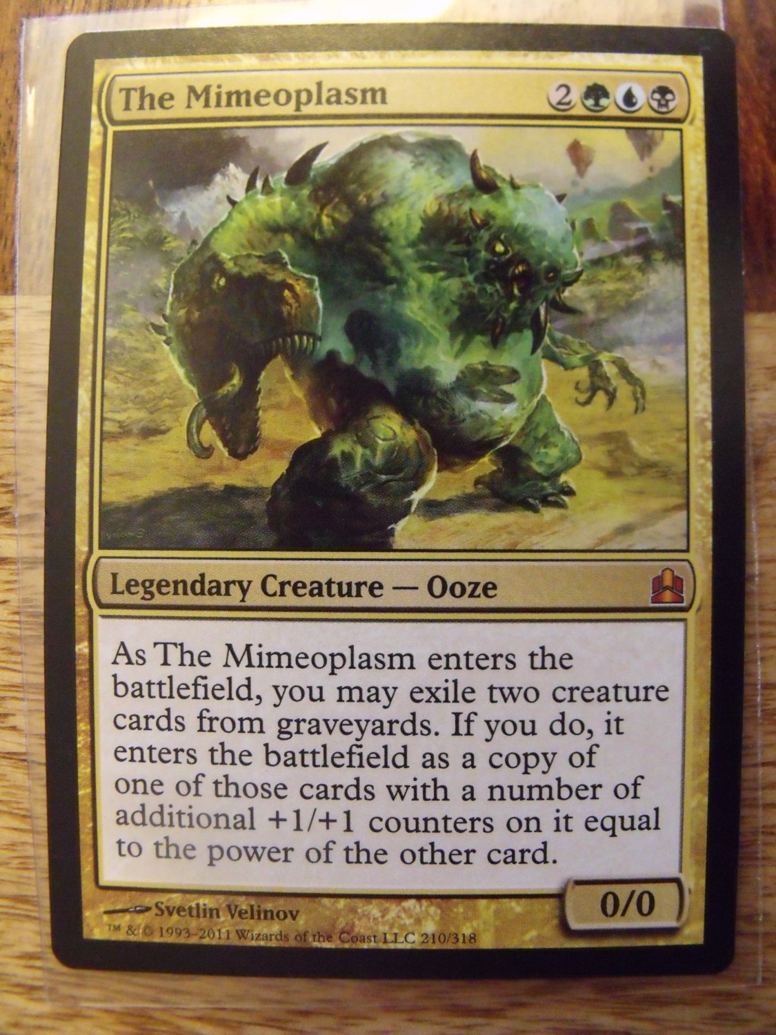 The Mimeoplasm,Commander, NM Magic the Gathering