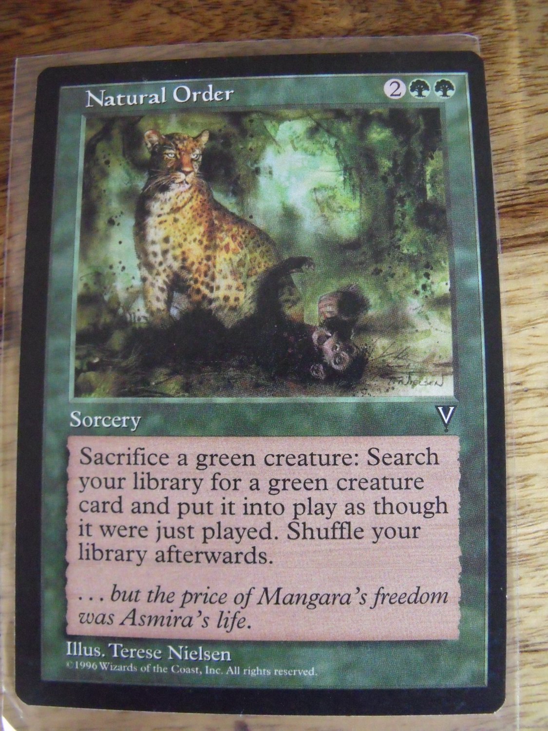 Natural Order, Visions, VF+ Magic the Gathering