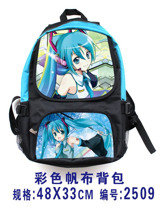 Hatsune Miku Shoulder Backpack , Cosplay School Bag 001