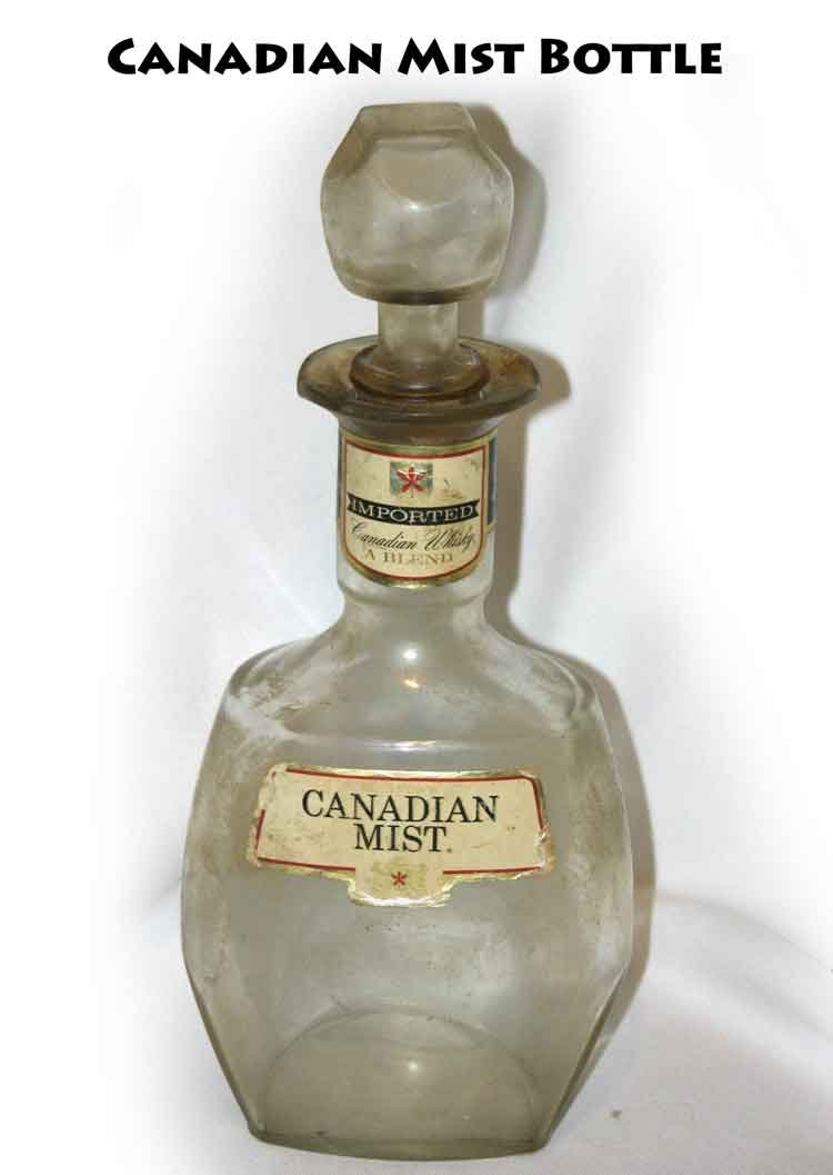 Vintage Canadian Mist Bottle