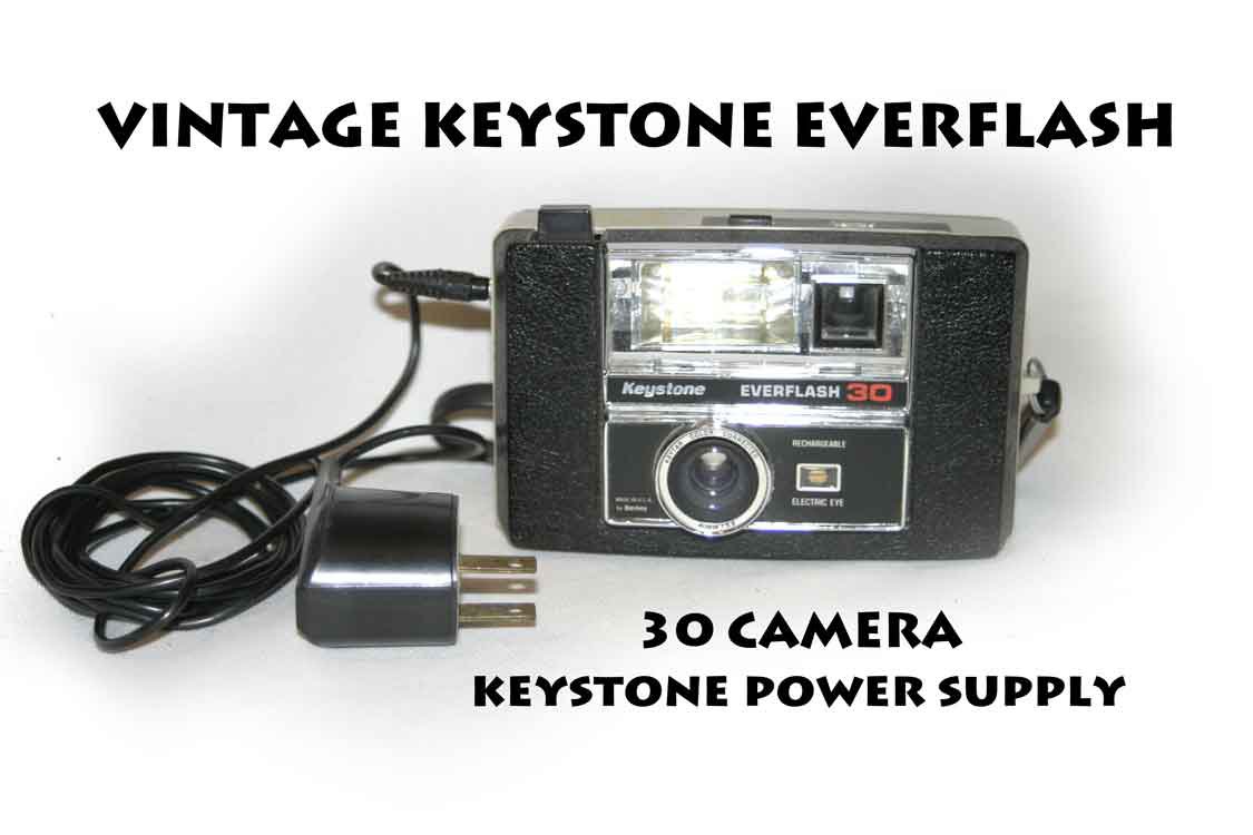 TWO (2) VINTAGE KEYSTONE EVERFLASH 10 CAMERA