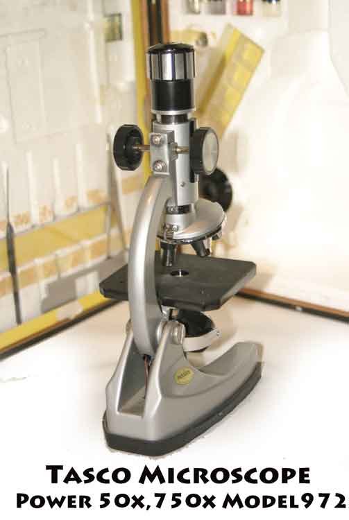 !sold !Rare Tasco Microscope with Discovery Kit Variable Power 50x,750x ...