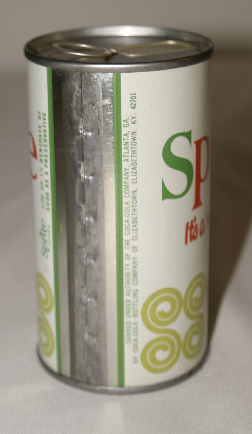 !SOLD! VINTAGE SEALED SPRITE PULL TAB/ METAL SODA TIN CAN 12 oz ...