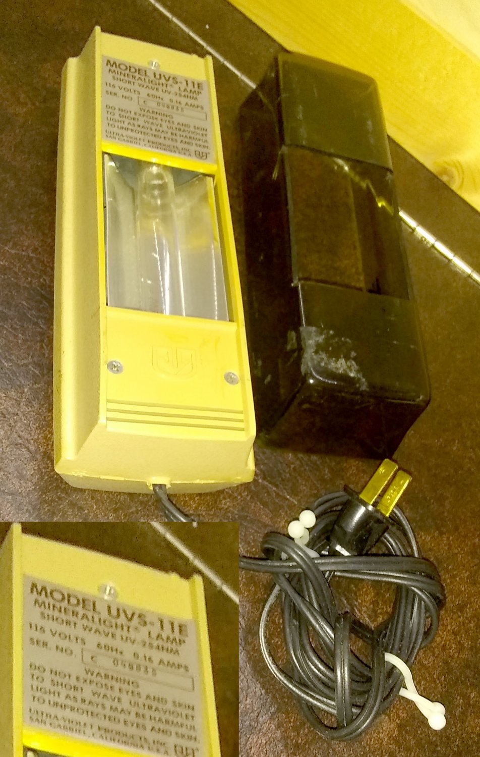 UVP Mineralight UVSL-25 UV lamp Short and long wave