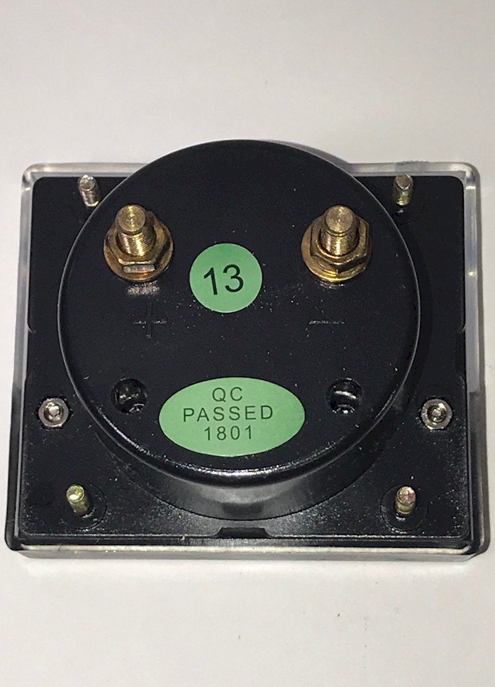 50 amp DC Ammeter internal shunt with PWM