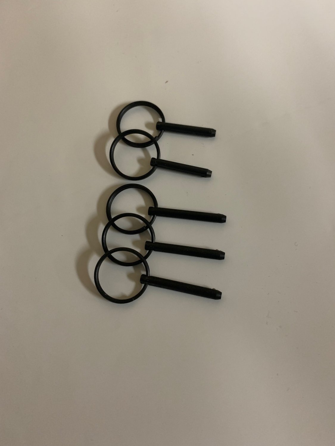 XP3525A Quick Release Cotterless Pin Set: 2pc 1.25" usable, 3pc .875 ...
