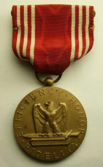 Efficiency Honor Fidelity Bronze Medal, Good Conduct World War 2