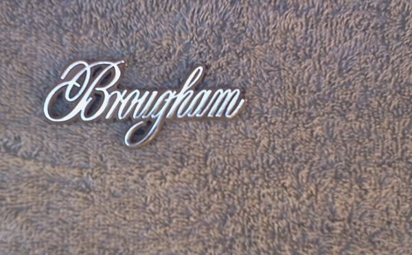 OEM Cadillac Brougham Body/Dash Emblem