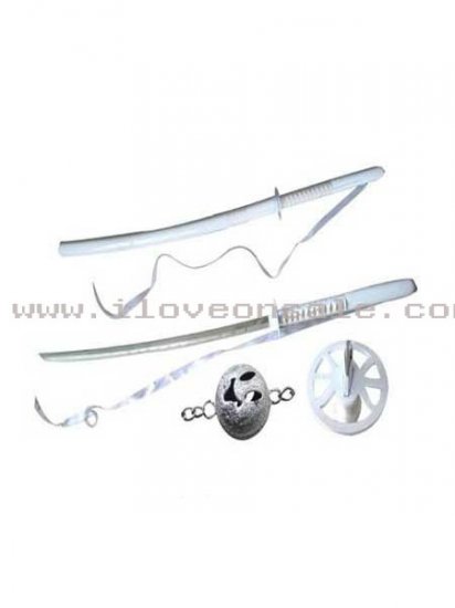 Bleach Kuchiki Rukia White Moon Shikai Cosplay Sword WP0065