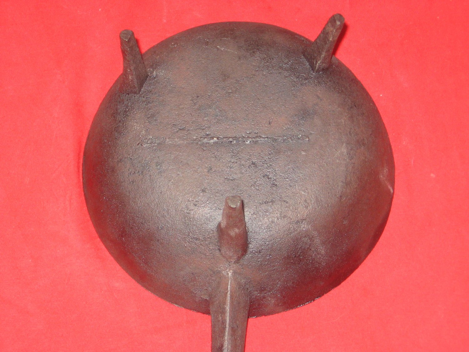 Unmarked Cast Iron Spider Skillet 0312