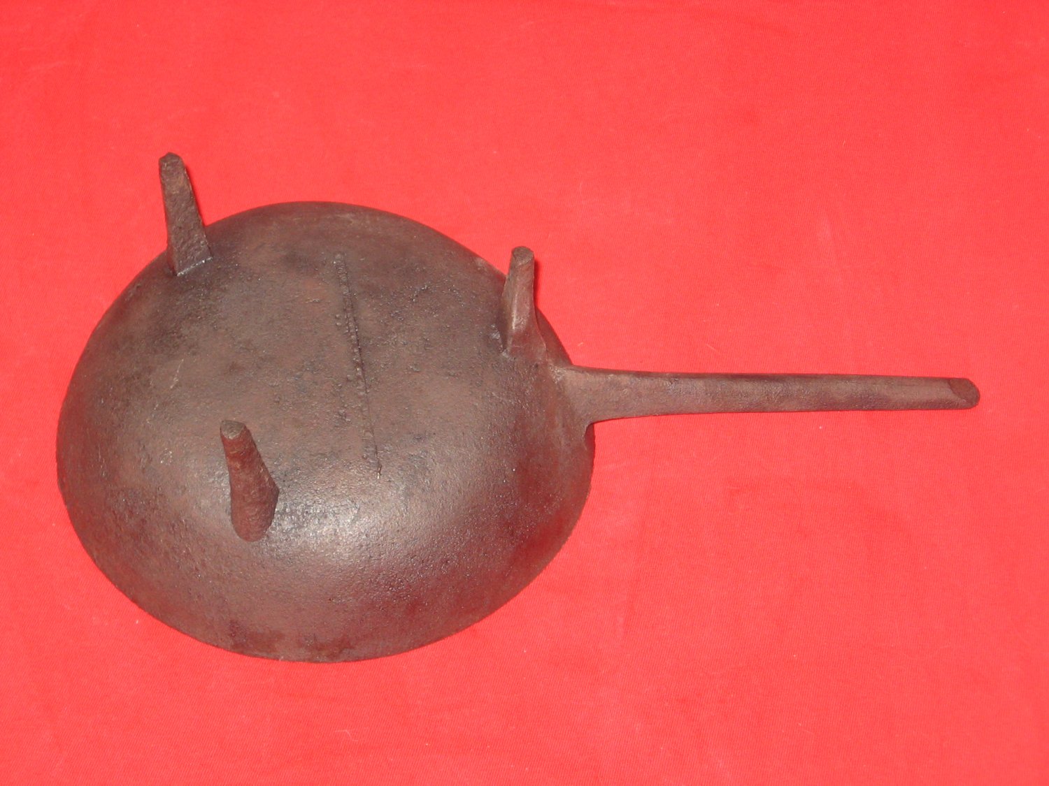 Unmarked Cast Iron Spider Skillet 0312