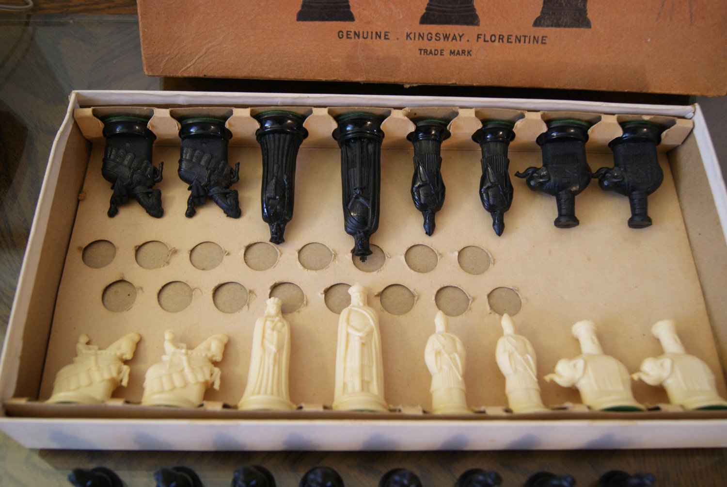 11th century Kingsway / Florentine chess pieces