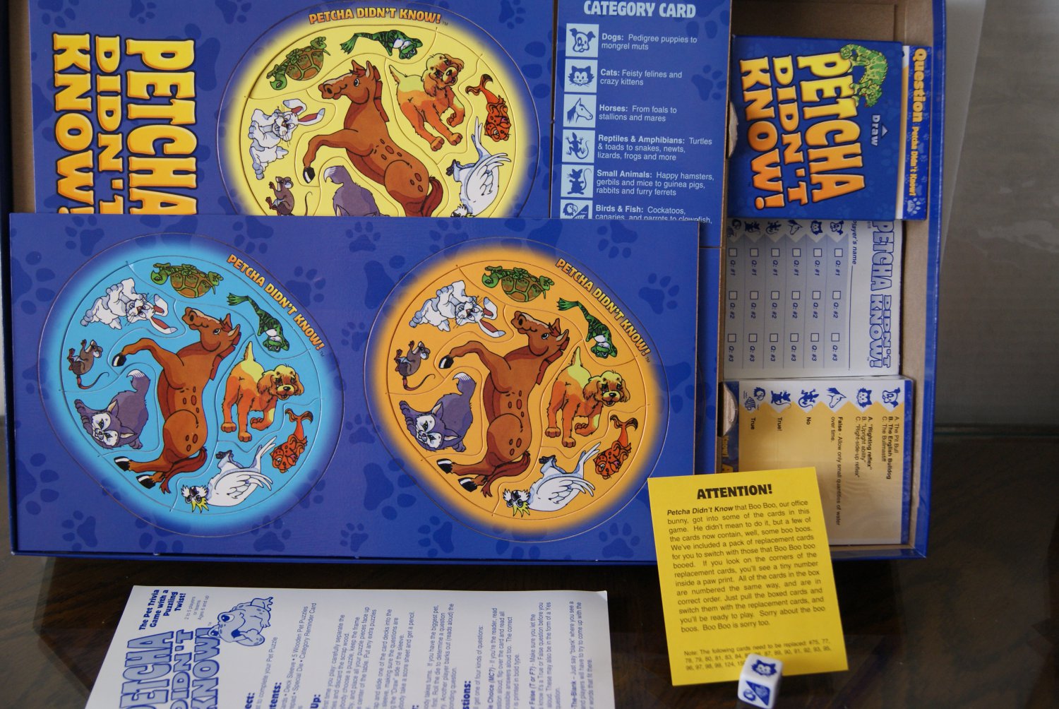 Petcha didn't know game